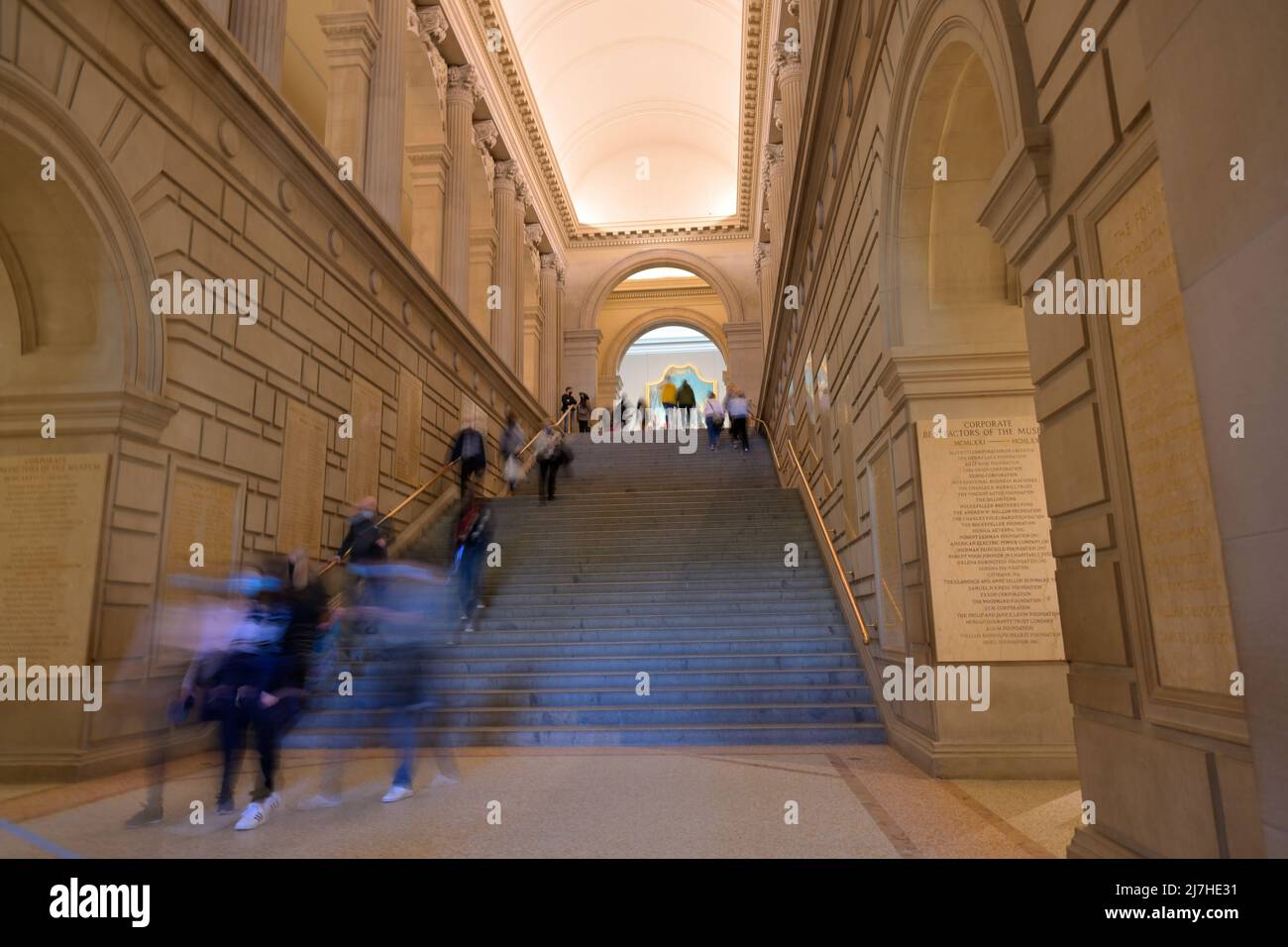 The iconic Metropolitan Museum of Art at the Central Park, New York ...