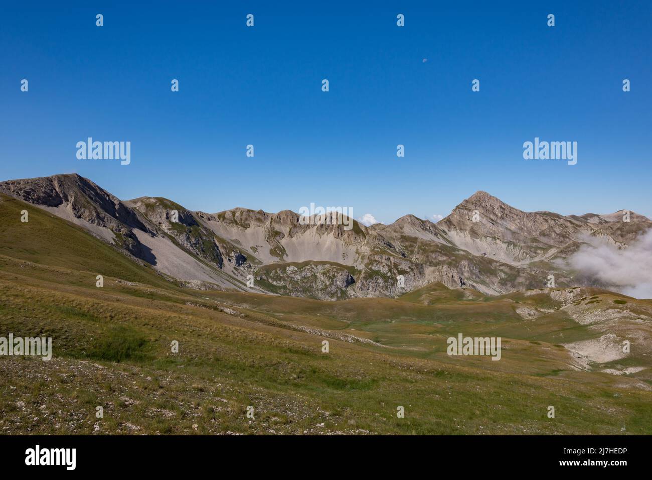 Gran Sasso of Italy. It is the highest mountain massif in the ...