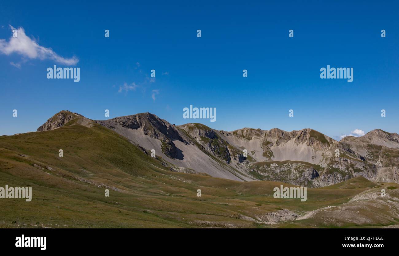 Gran Sasso of Italy. It is the highest mountain massif in the ...