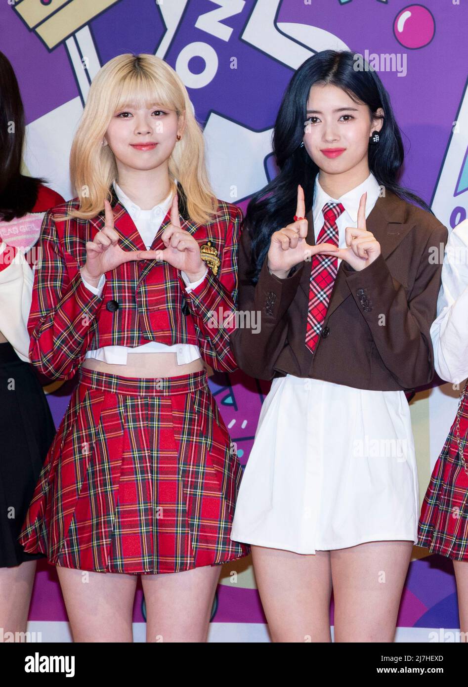 8 May 2022 - Seoul, South Korea : Riku, Rima, from Japanese K-Pop girl ...