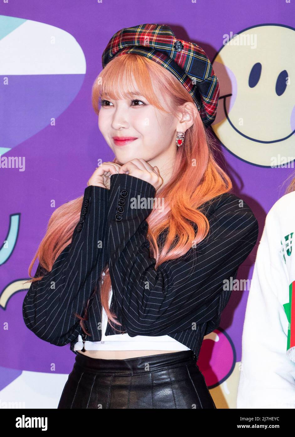 Seoul, South Korea. 8th May, 2022. Mayuka, from Japanese K-Pop girl group NiziU, arrived photo ...