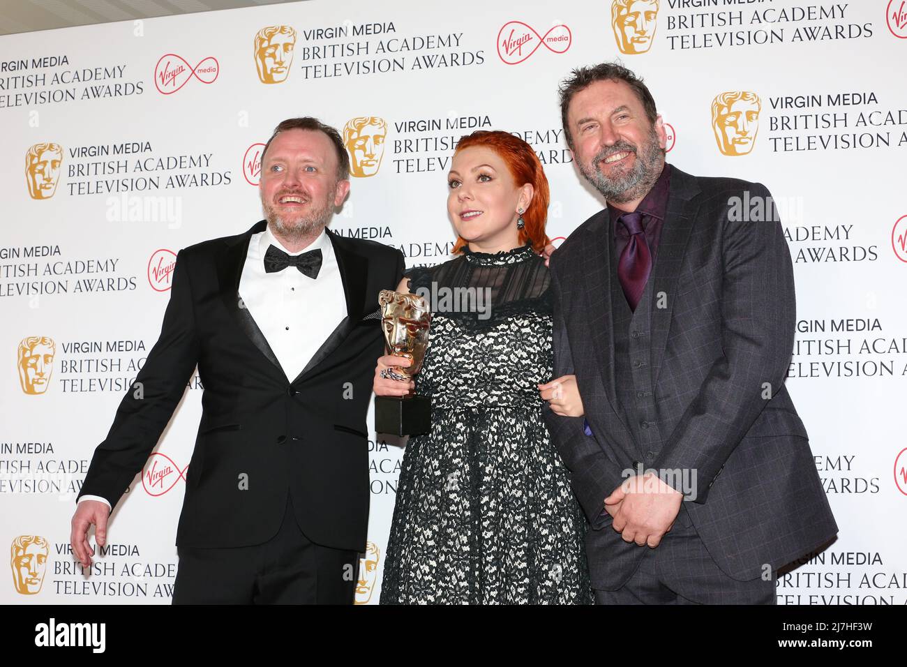 Chris McCausland, Sophie Willan and Lee Mack attend Bafta TV Awards ...