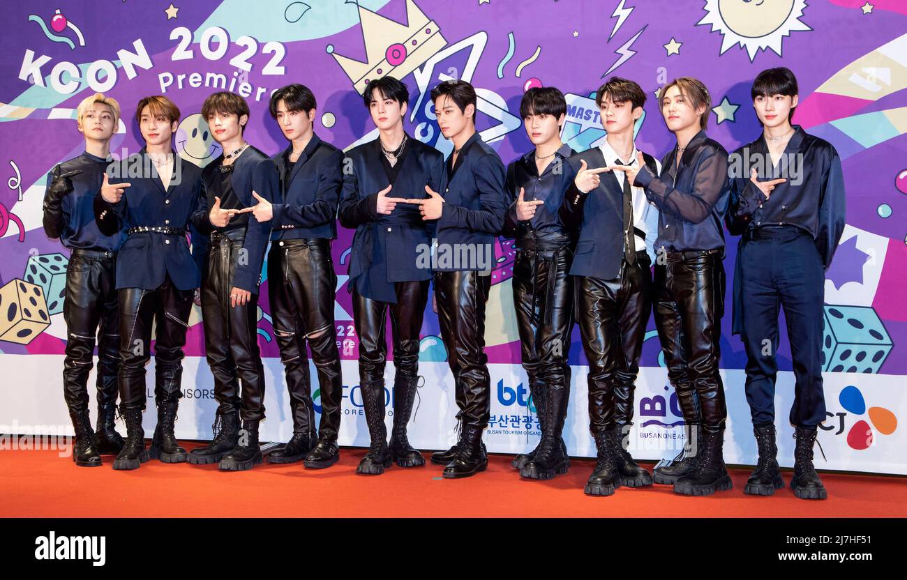 8 May 2022 - Seoul, South Korea : South Korean K-Pop boys band The Boyz ...