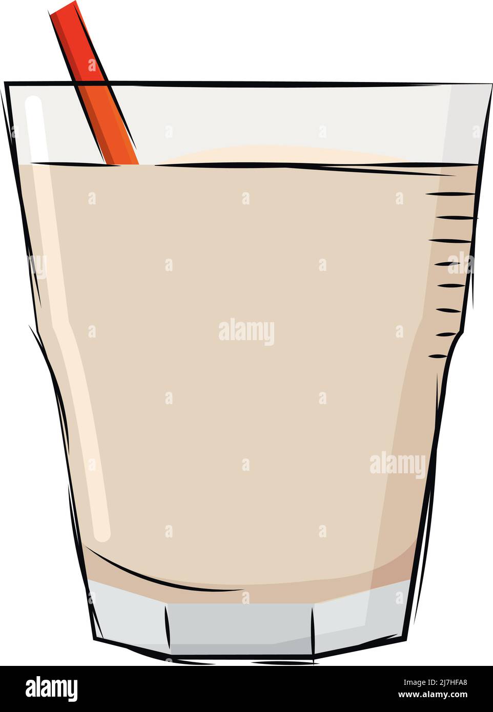 Isolated white cocktail vector illustration Stock Vector Image & Art ...