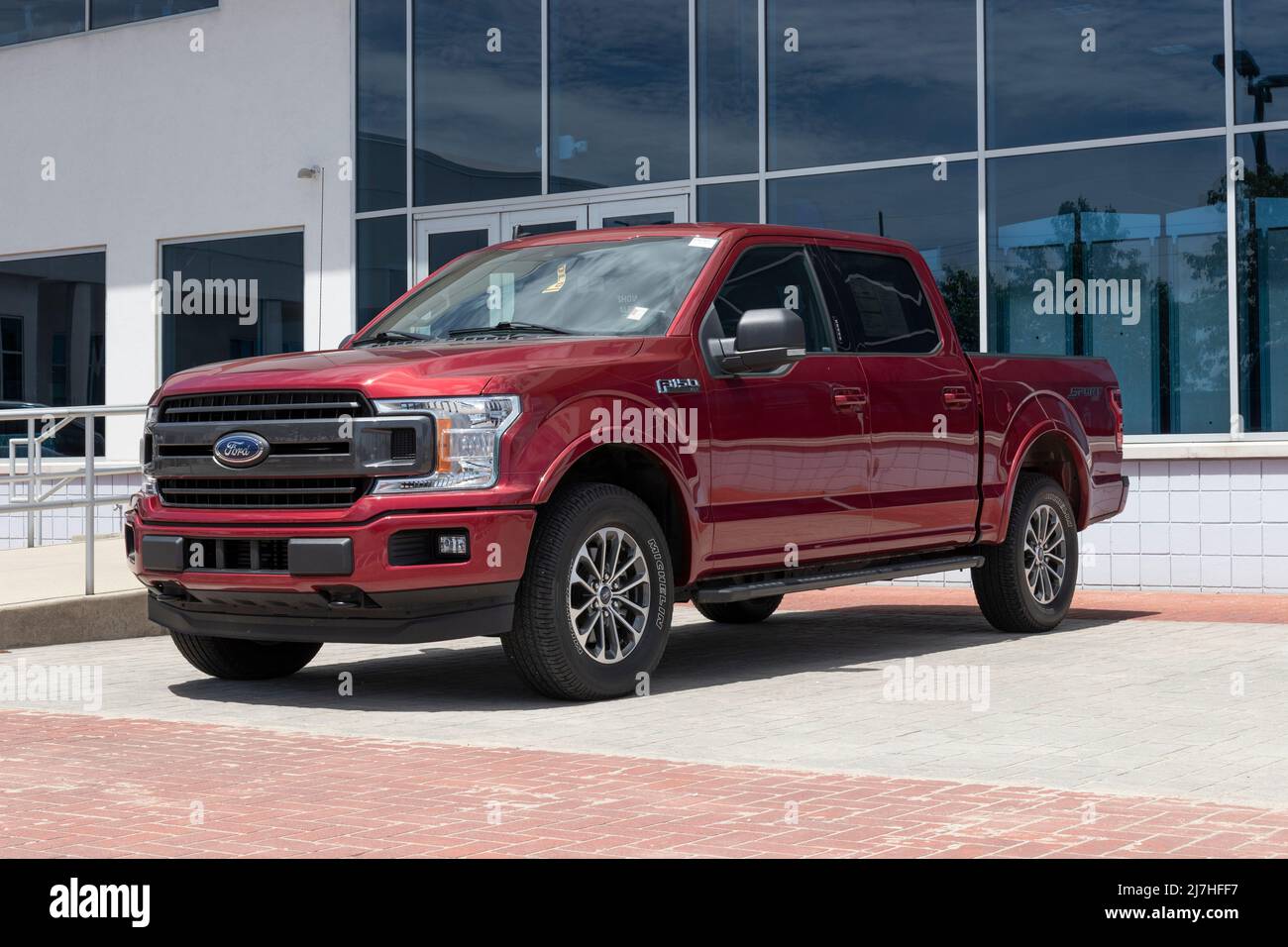 2022 Ford F150 Platinum Red