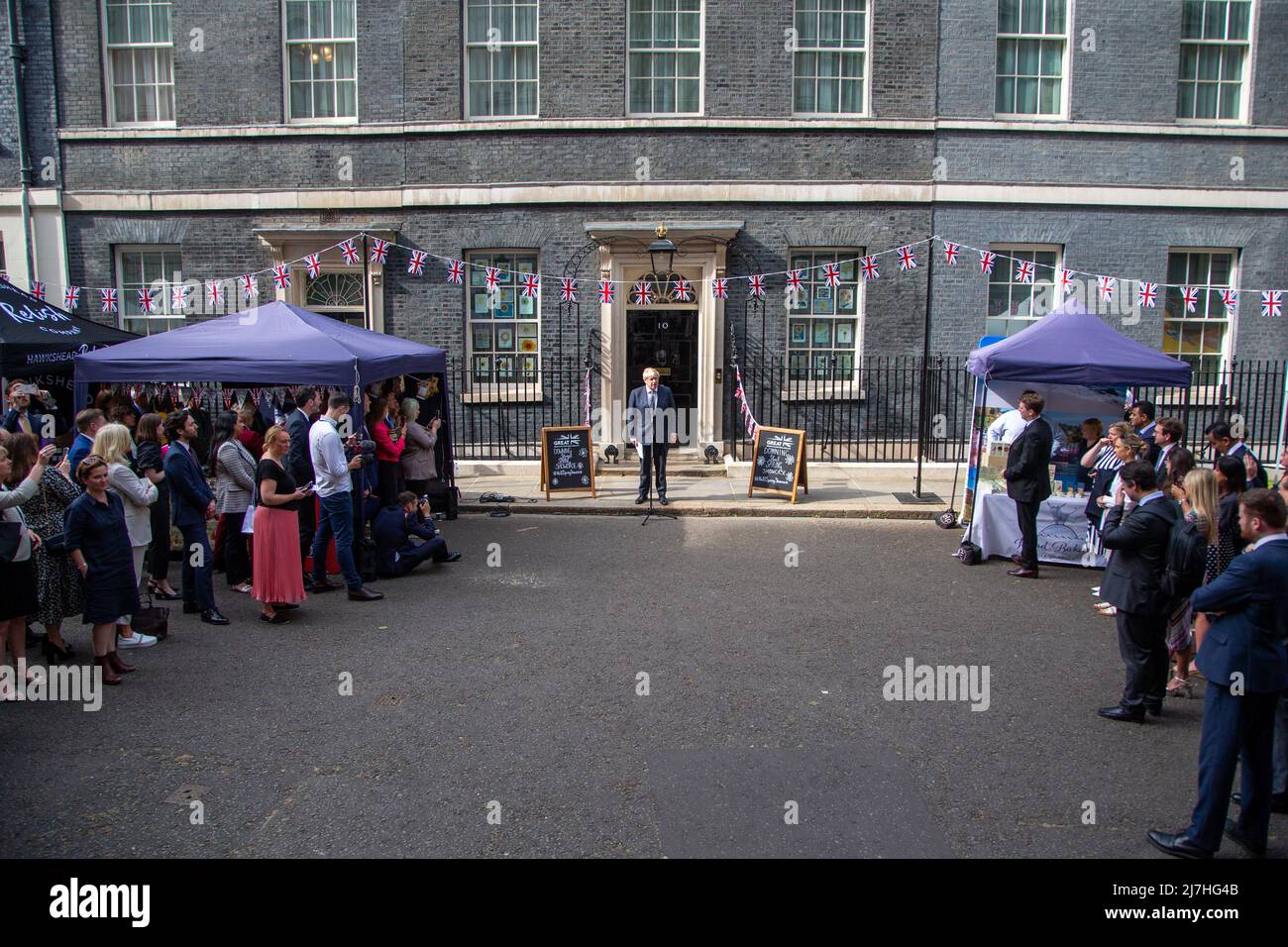 London, England, UK. 9th May, 2022. UK Prime Minister BORIS JOHNSON ...