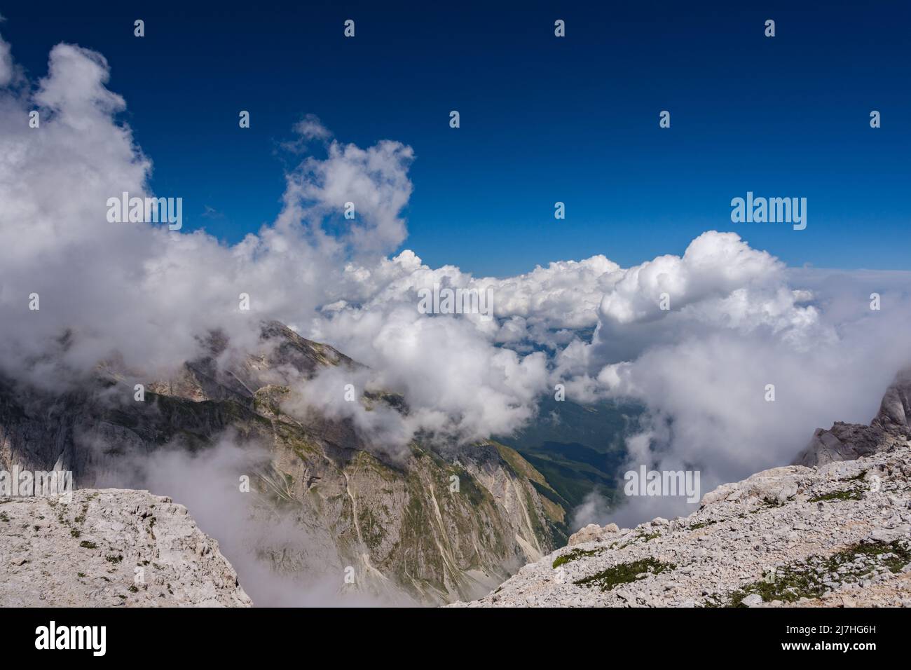 Gran Sasso Of Italy It Is The Highest Mountain Massif In The