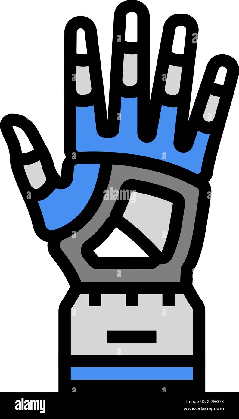 hand robot color icon vector illustration Stock Vector Image & Art - Alamy