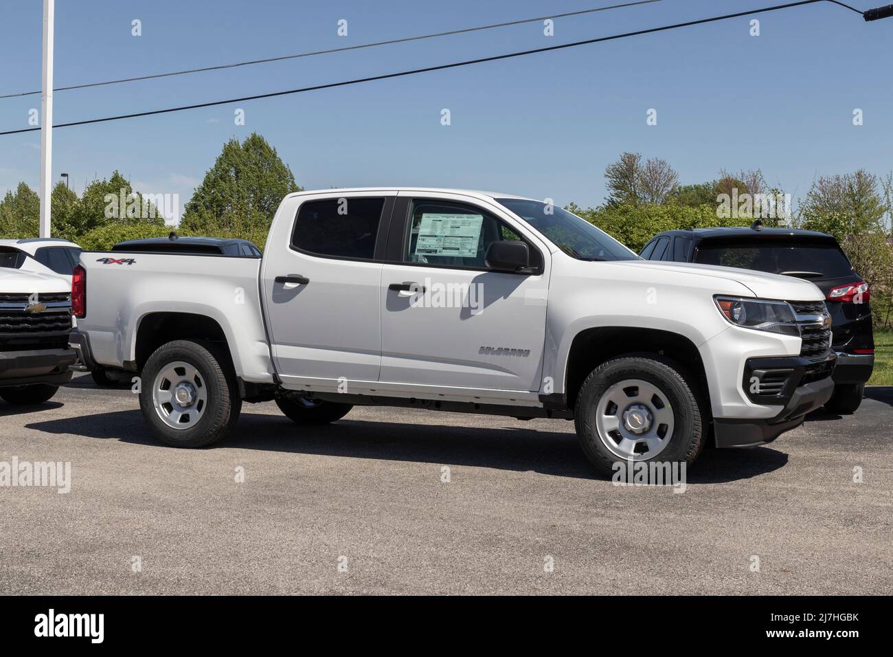 Noblesville - Circa May 2022: Chevrolet Colorado pickup display. Chevy ...