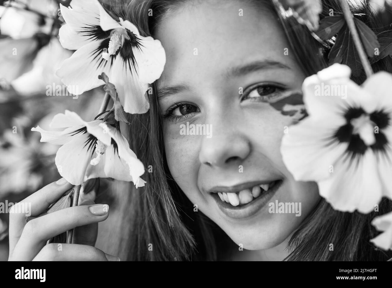 beautiful spring season. summer nature beauty. happy childhood. smell ...