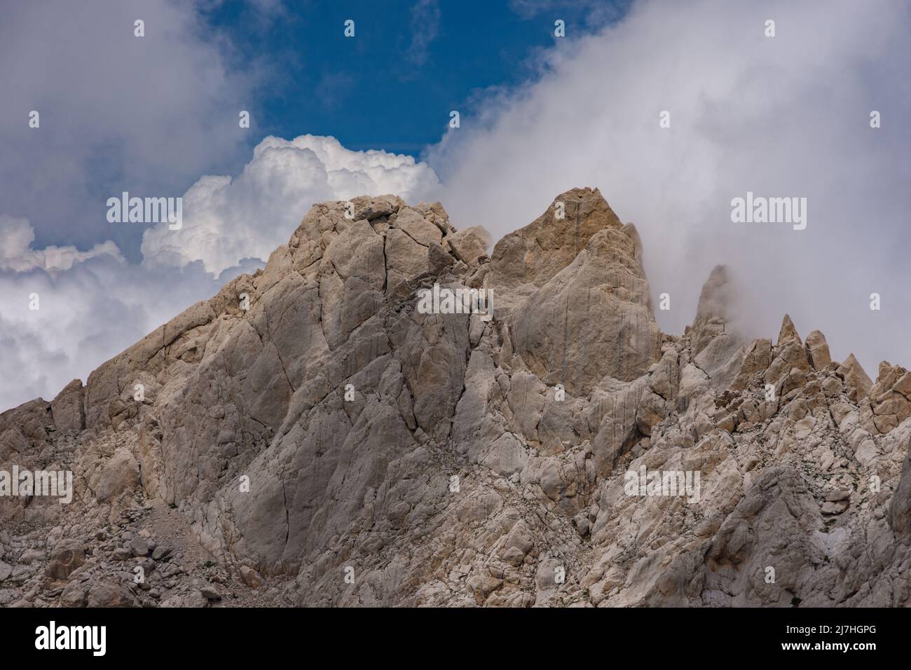 Gran Sasso of Italy. It is the highest mountain massif in the ...