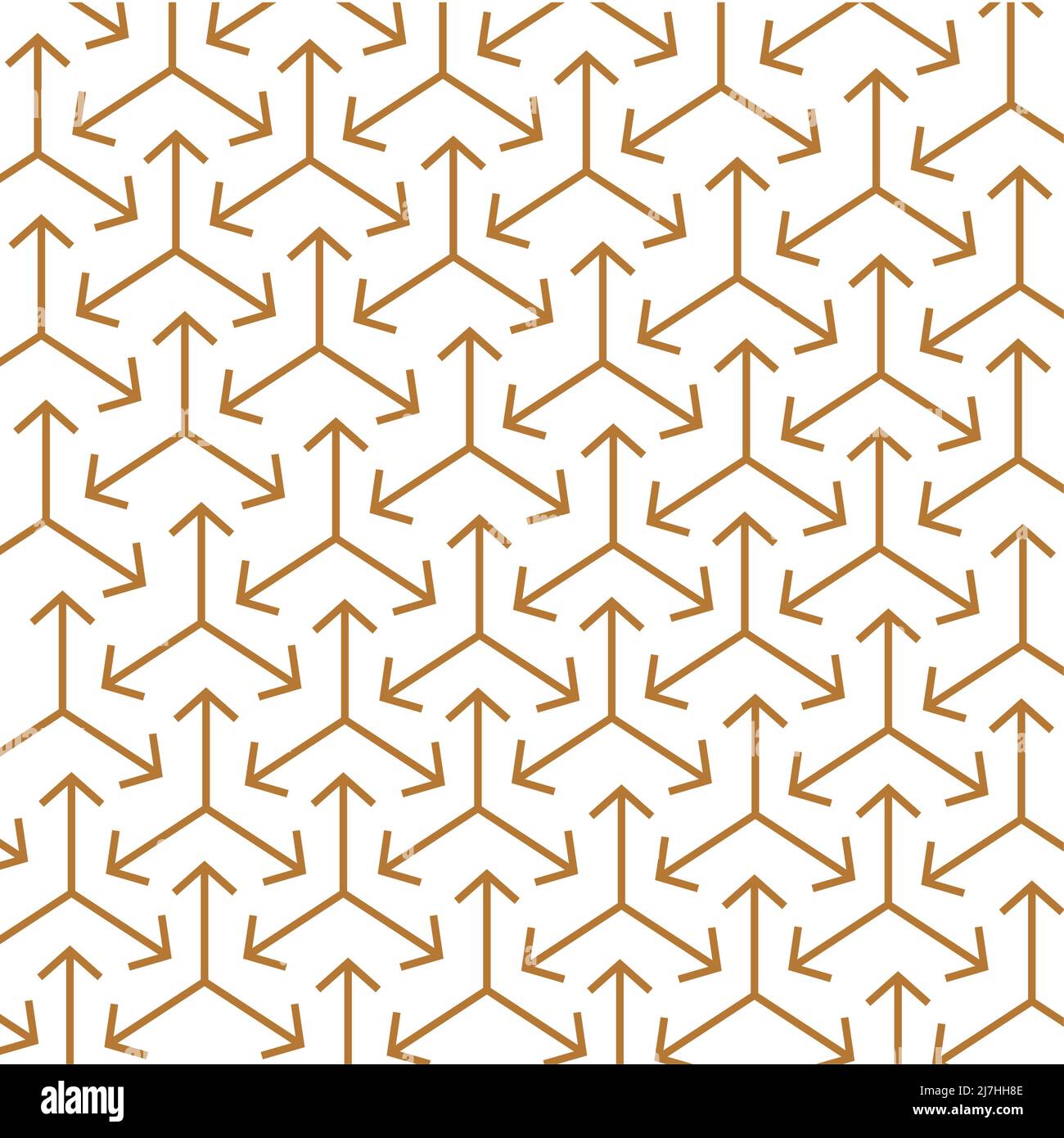 Picture brown small arrows patterns vector illustration Stock Vector ...