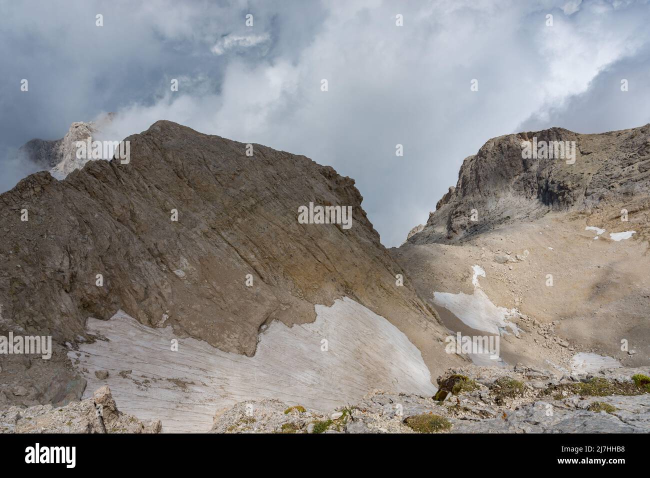 Gran Sasso of Italy. It is the highest mountain massif in the ...