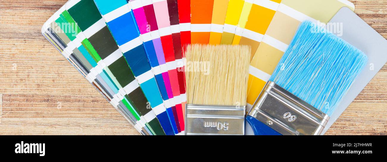 Color palette guide Stock Photo - Alamy