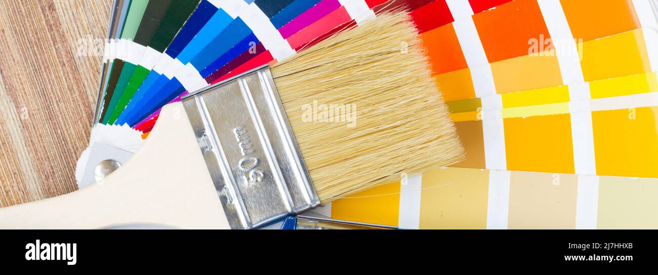 Color palette guide Stock Photo - Alamy