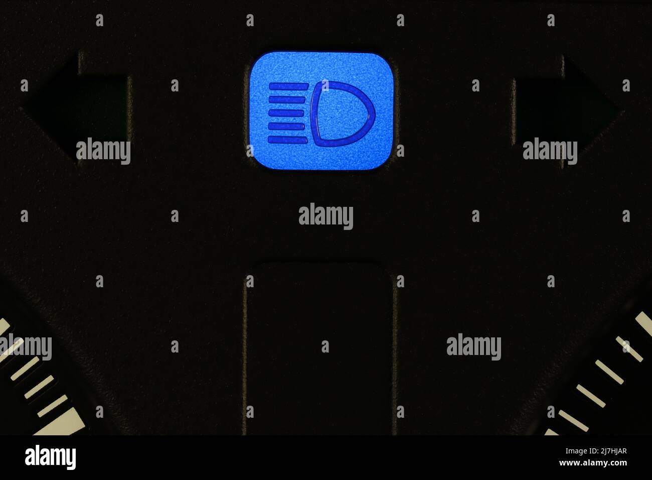 upper beam control light in car dashboard Stock Photo - Alamy