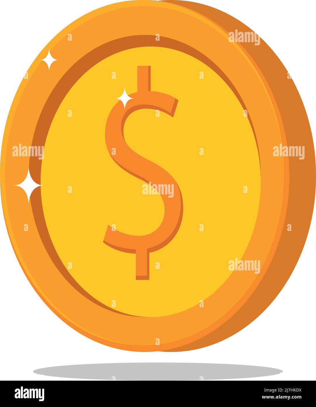 Isolated coin marios videogame vector illustration Stock Vector Image ...