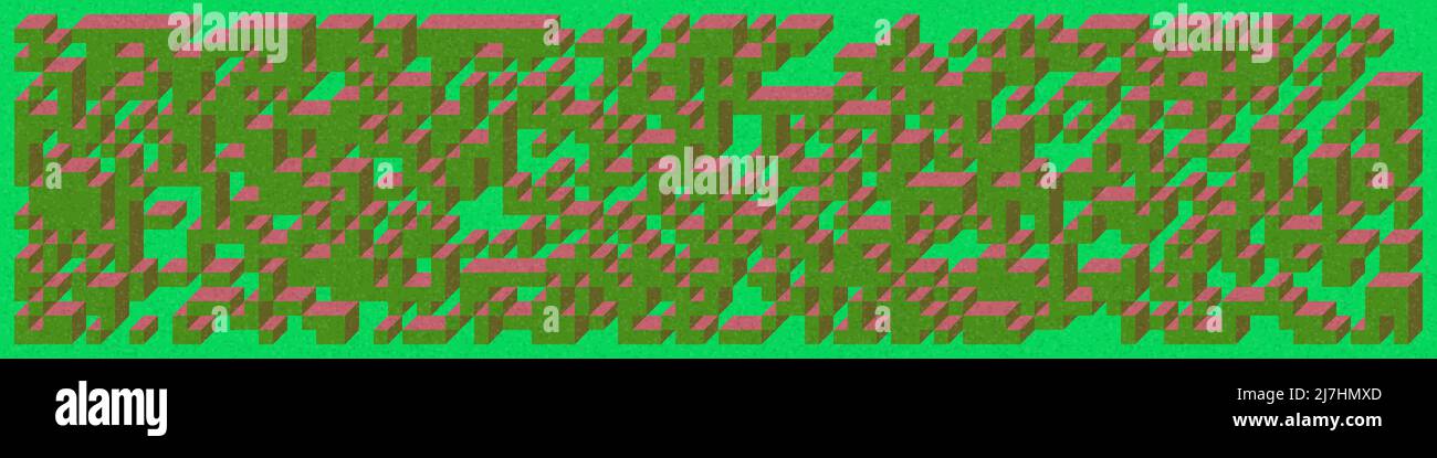 Implementation of Edward Zajec’s “Il Cubo” generative art background art illustration Stock ...