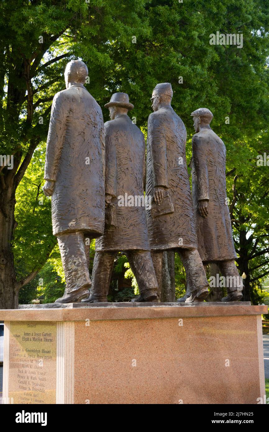 Greensboro four statue hi-res stock photography and images - Alamy