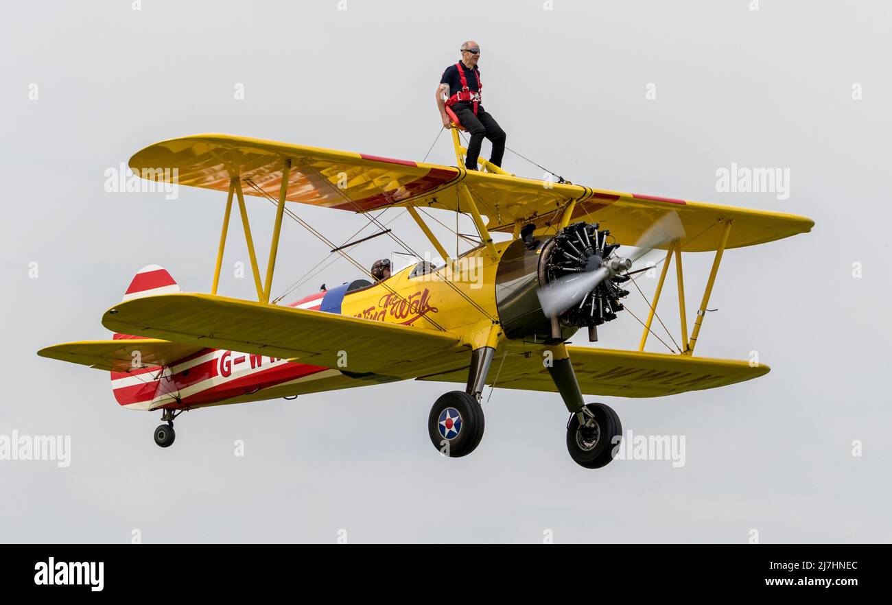 Various aircraft Headcorn Airfield, Kent Stock Photo - Alamy