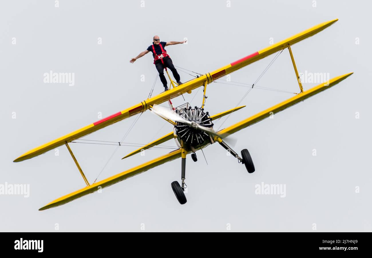 Various aircraft Headcorn Airfield, Kent Stock Photo - Alamy