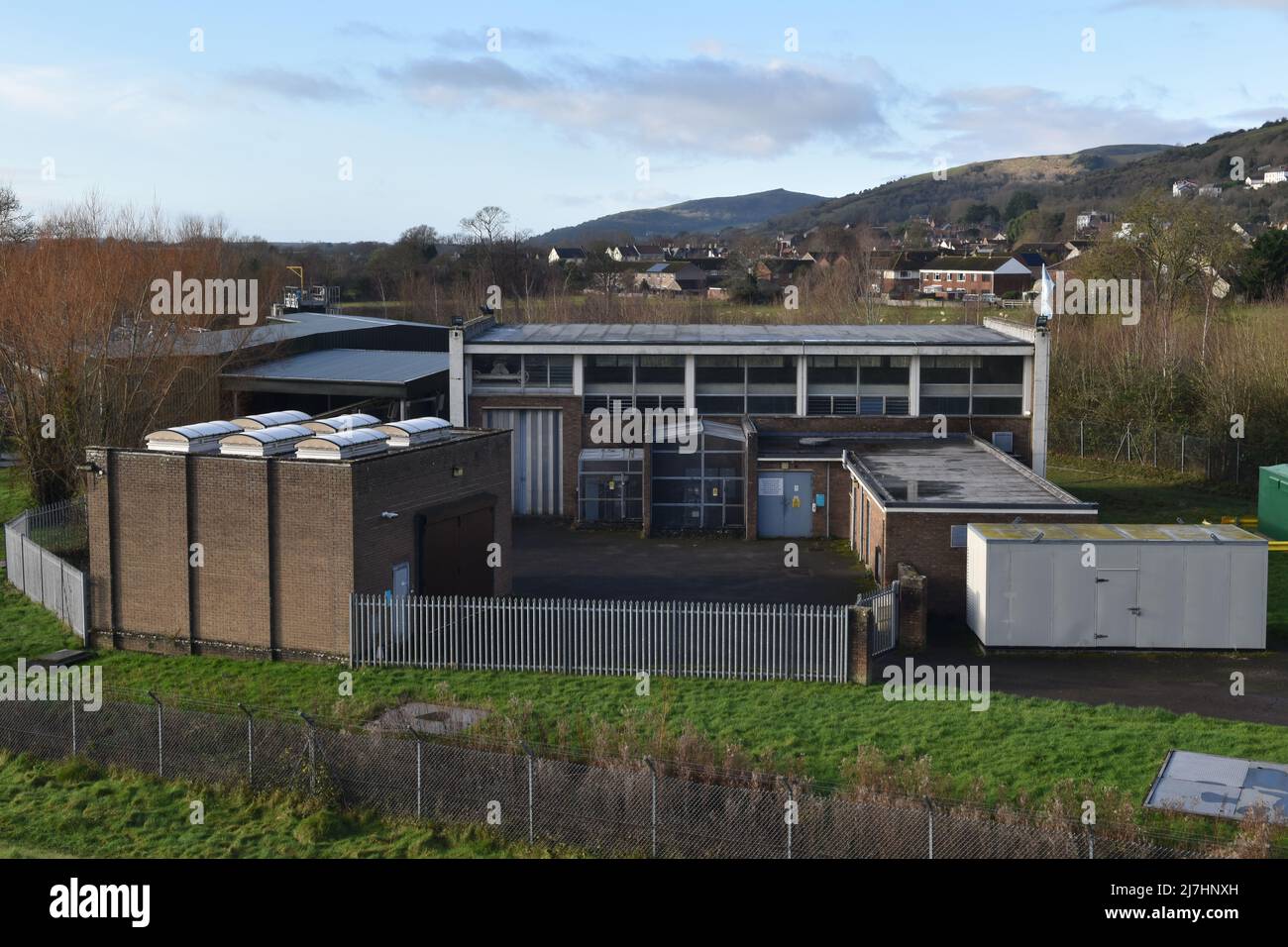 Cheddar Reservoir, Water Works, Somerset, England, UK Stock Photo - Alamy