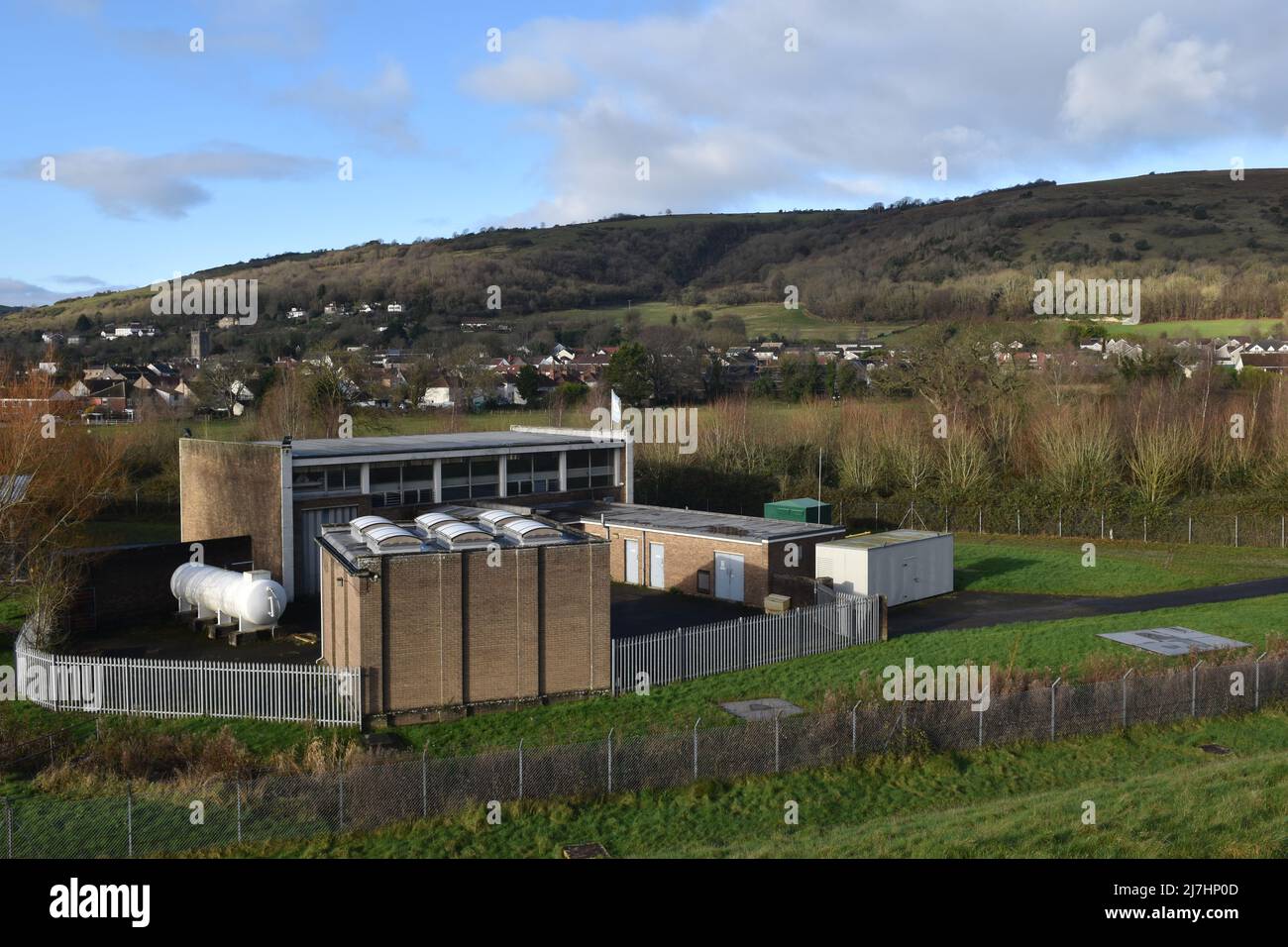 Cheddar Reservoir, Water Works, Somerset, England, UK Stock Photo - Alamy