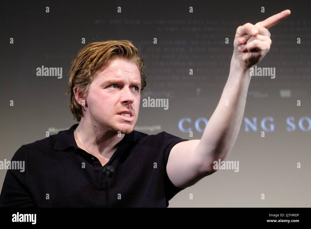 London, UK. 09th May, 2022. UK. Monday, May. 9, 2022. Jack Lowden on ...