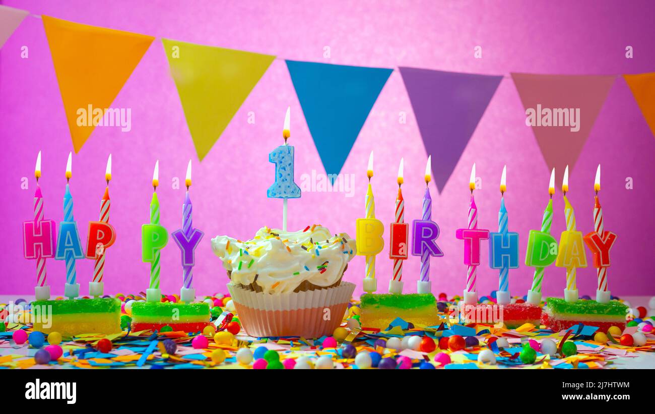 Birthday card with a number with a number. happy birthday beautiful ...