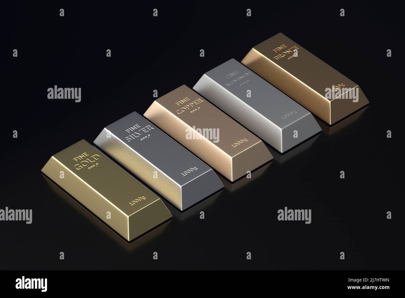 Silver ingots treasure hi-res stock photography and images - Alamy