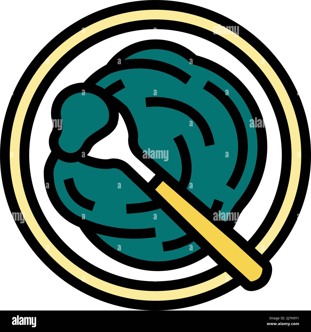 puree spinach color icon vector illustration Stock Vector Image & Art ...