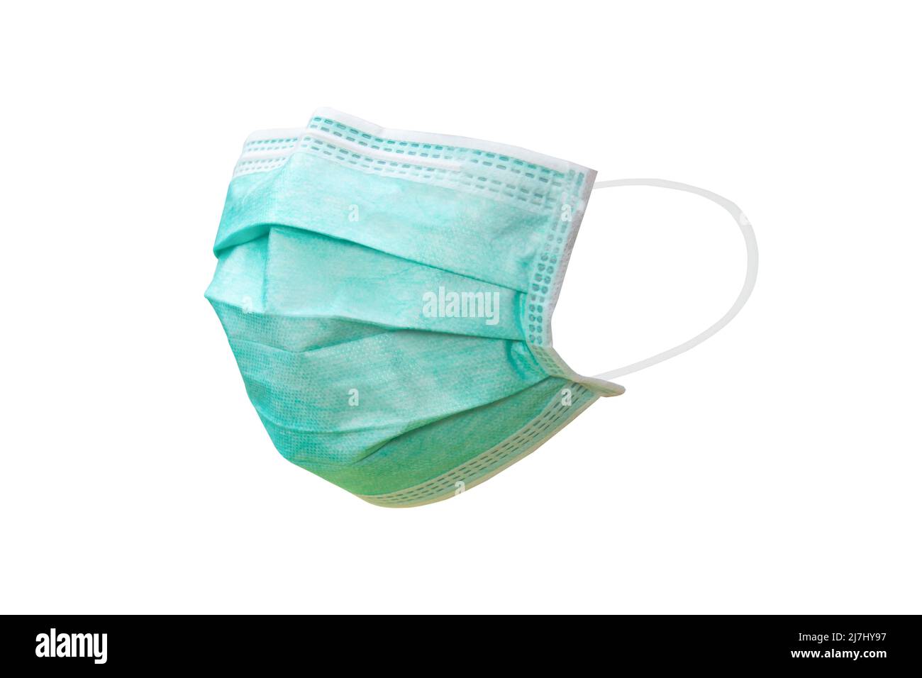 Medical mask or Hygienic mask isolated on white background with ...