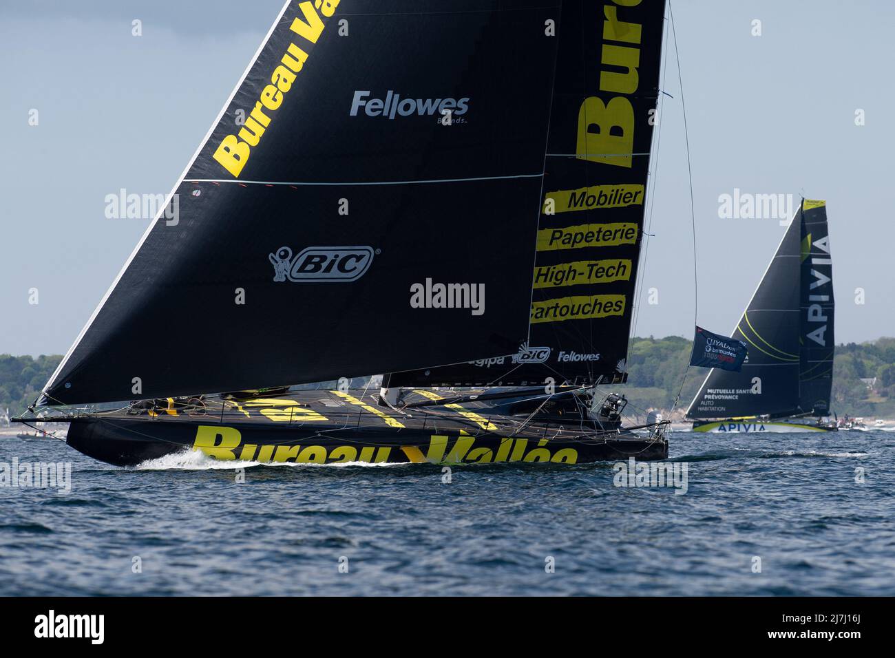Louis Burton, BUREAU VALLÃ‰E during the start of the Guyader Bermudes ...