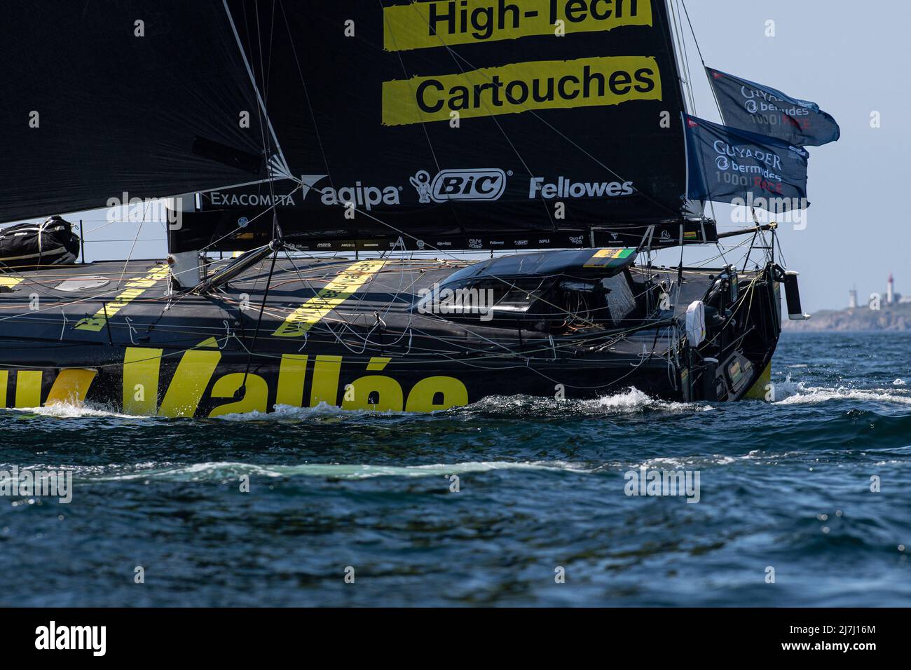 Louis Burton, BUREAU VALLÃ‰E during the start of the Guyader Bermudes ...