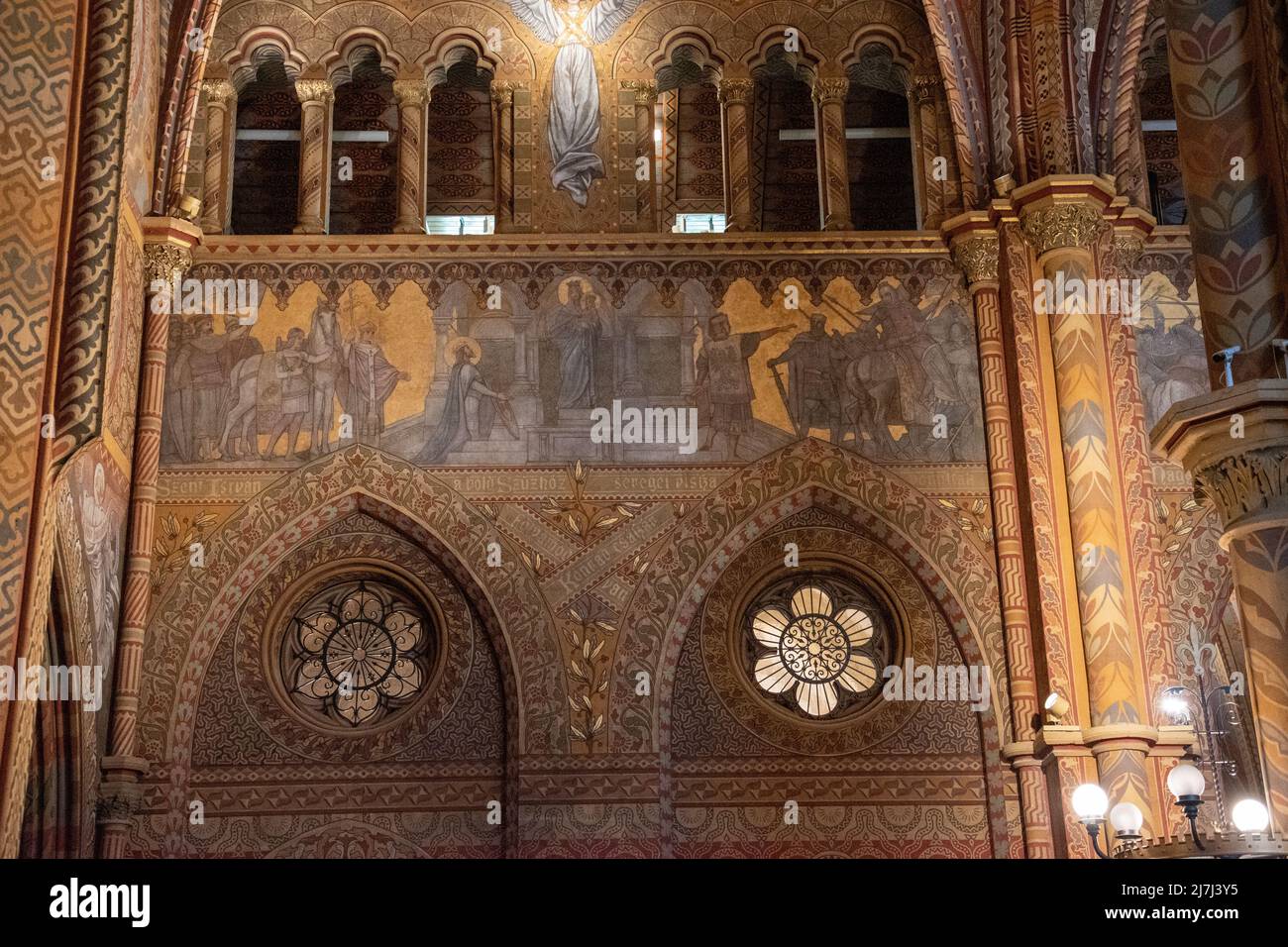 Medieval Painting. The Church of the Assumption of the Buda Castle ...