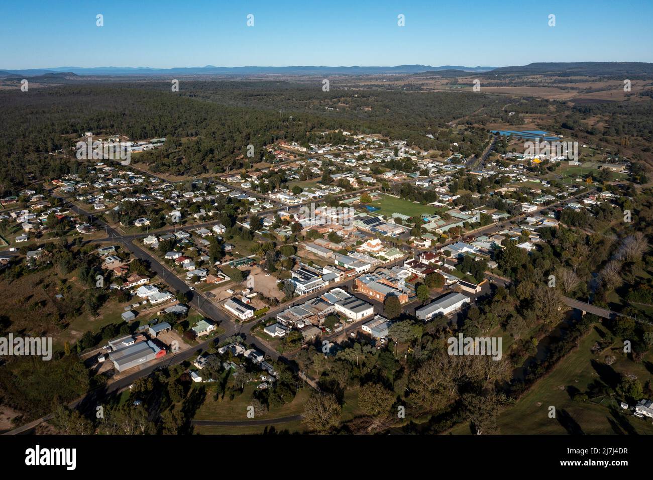 The Northern New South Wales town of Warialda , Australia Stock Photo ...