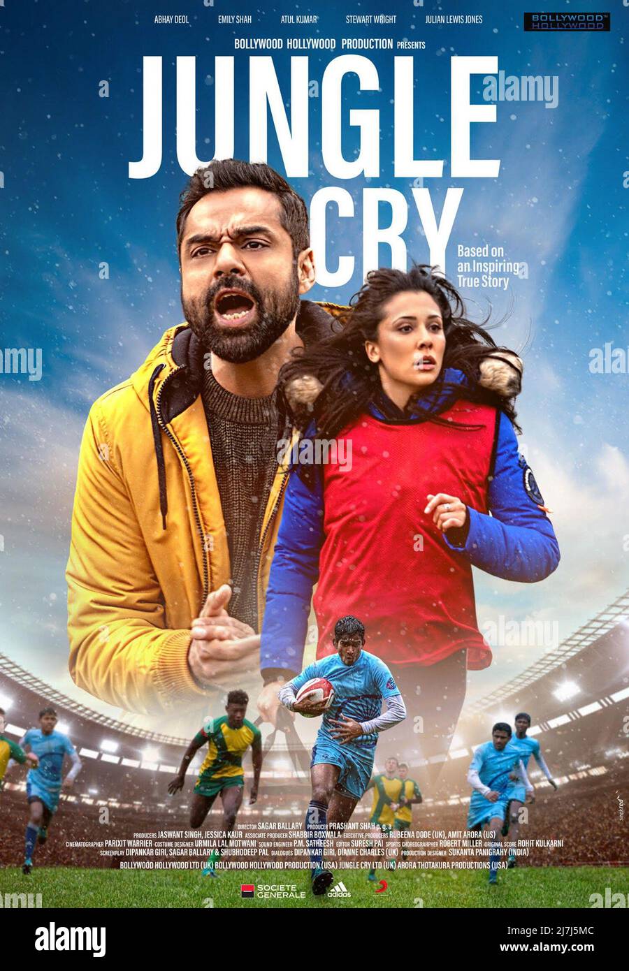 JUNGLE CRY, poster, top, from left: Abhay Deol, Emily Shah, 2022 ...