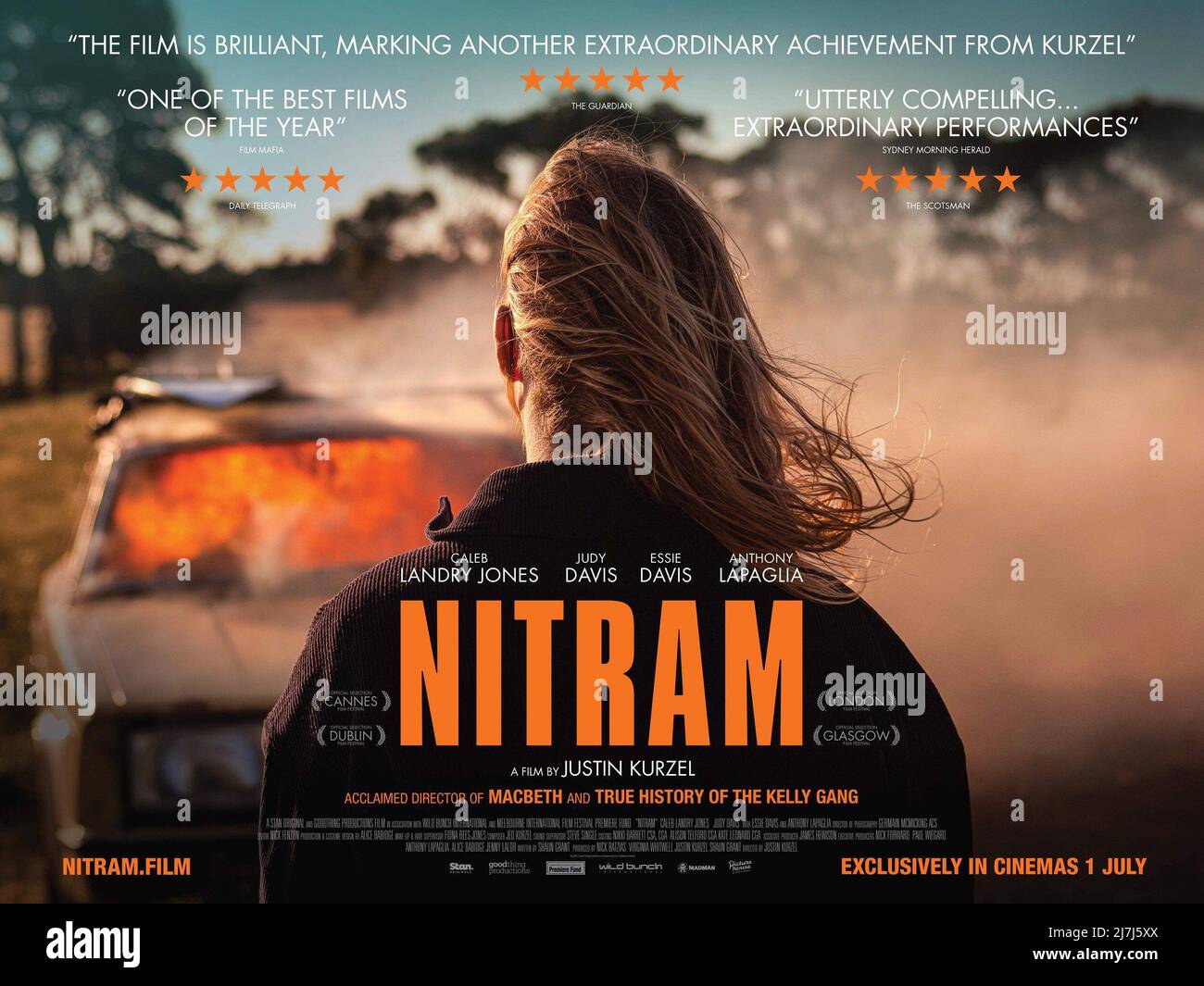 NITRAM, British poster, Caleb Landry Jones, 2021. © IFC Films ...