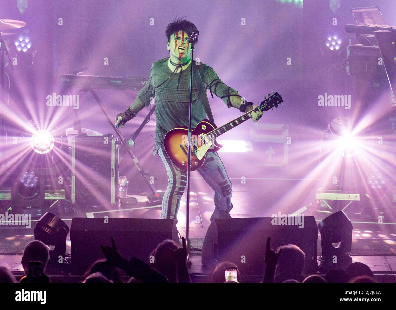Edinburgh,Scotland, 9th May 2022, Gary Numan perform Live at the O2 ...