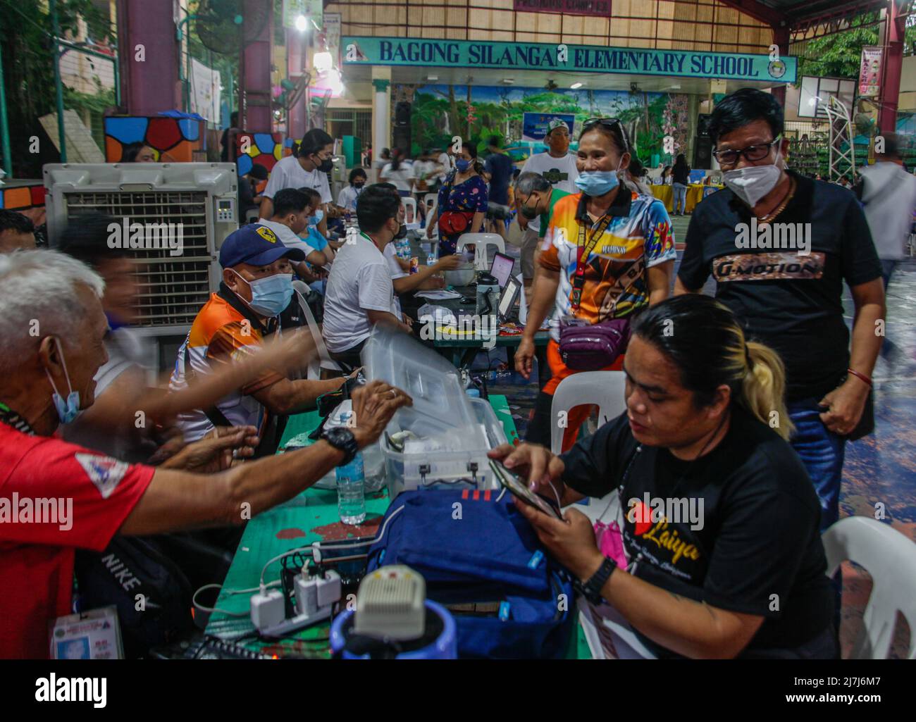 Quezon City, Philippines. 09th May, 2022. National and local elections ...