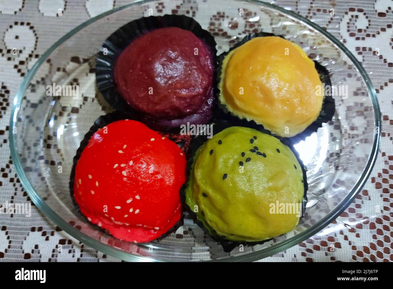 Colorful Bread, Bandung, Indonesia Stock Photo - Alamy