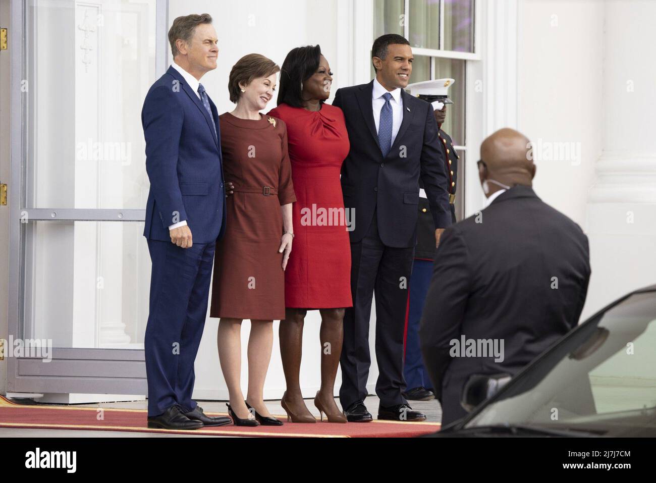 THE FIRST LADY, from left: Mark Moses as George W. Bush, Kathleen ...