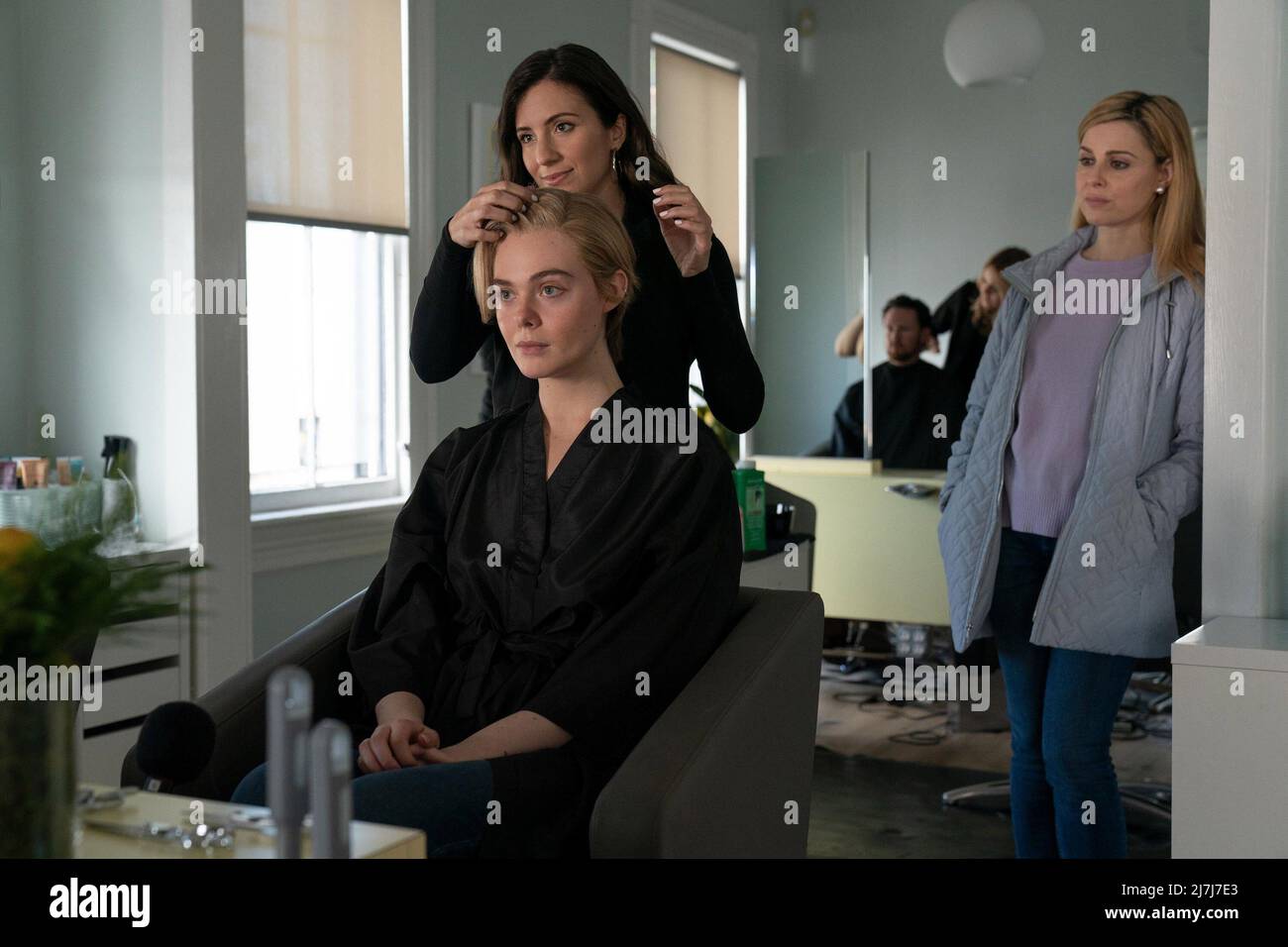 THE GIRL FROM PLAINVILLE, from left: Elle Fanning as Michelle Carter ...