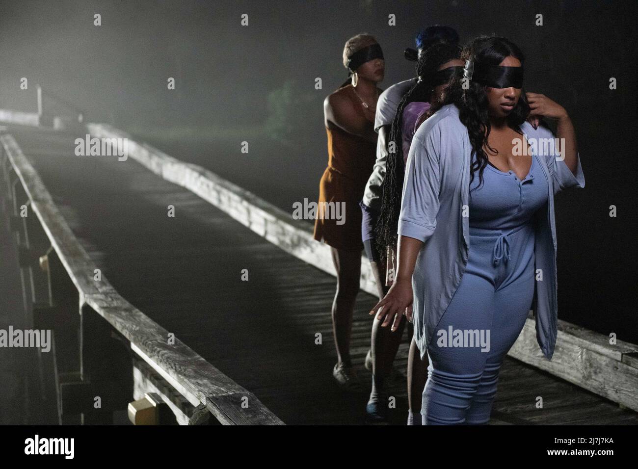 LINE SISTERS, from left: Letoya Luckett, Ta'Rhonda Jones, Drew Sidora ...