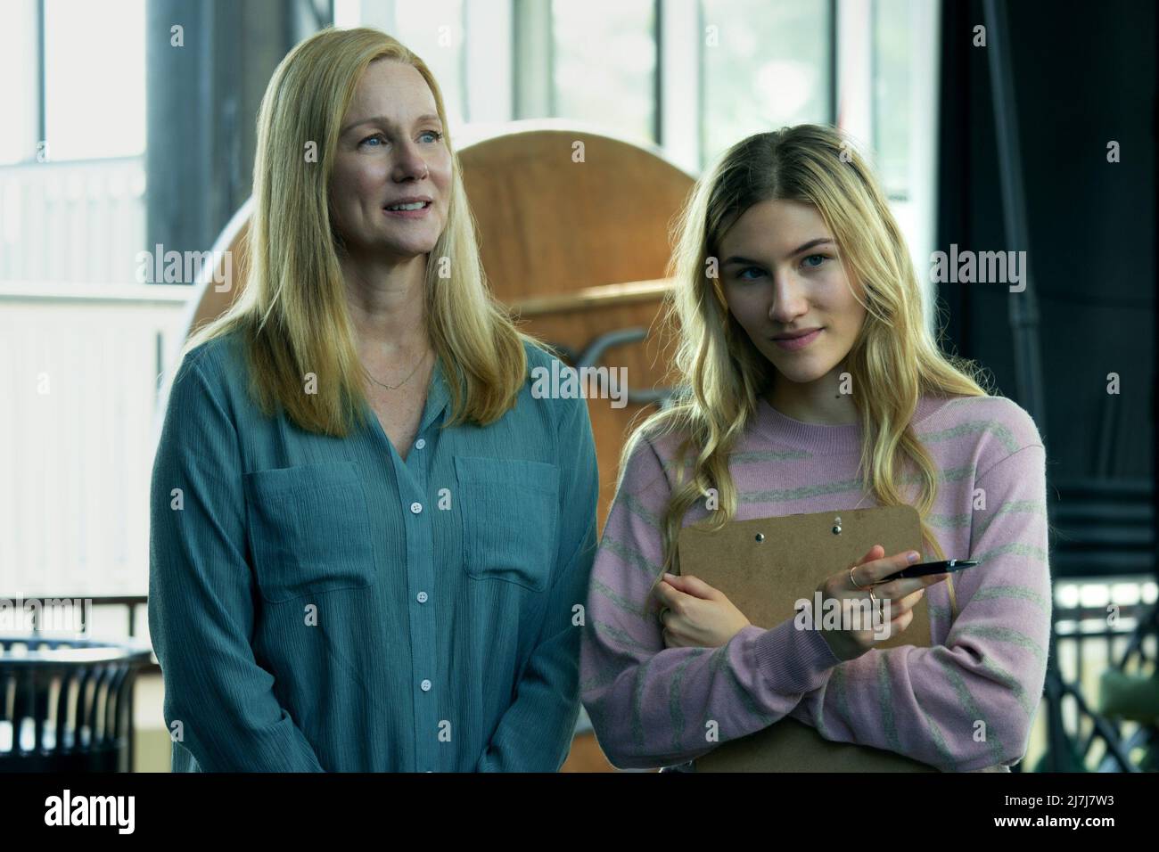 OZARK, from left: Laura Linney, Sofia Hublitz, ' ', (Season 4/Part II, ep. 410, aired April 29 ...