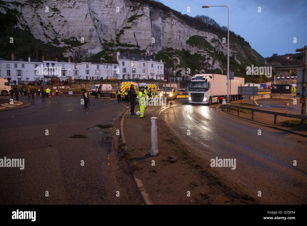 Chaos at Dover as border opens but nothing is moving Featuring ...