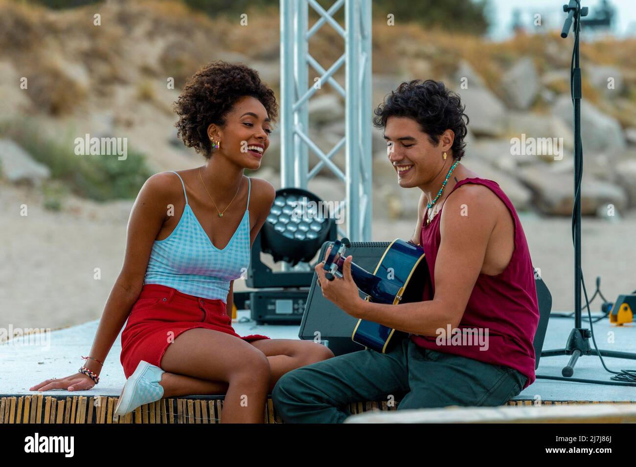 SUMMERTIME, from left: Rebecca Coco Edogamhe, Cristiano Caccamo ...