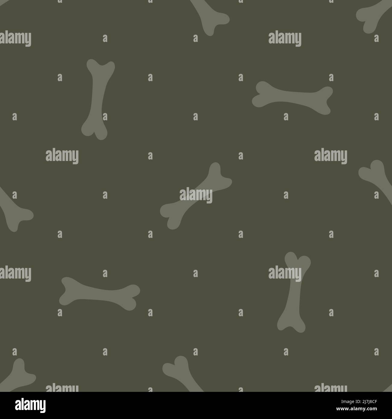 Hand drawn dinosaur fossil bone seamless vector pattern. Gender Neutral ...