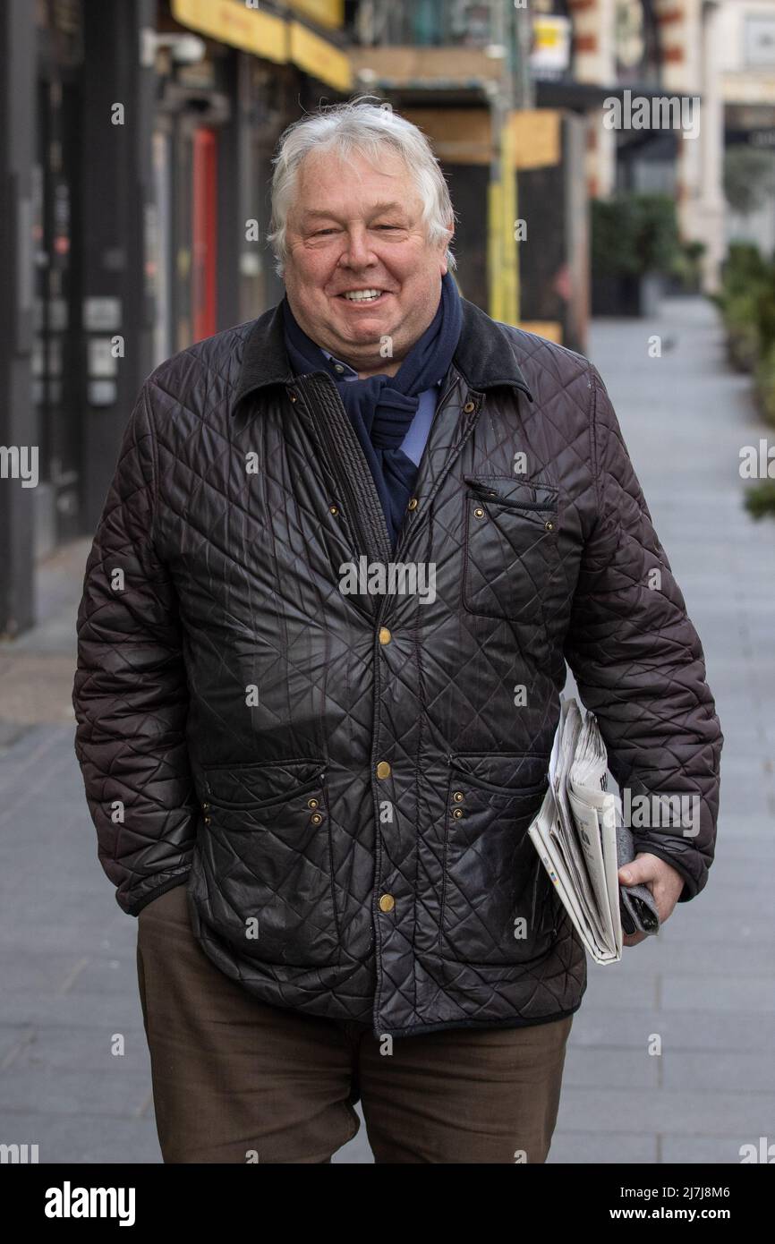 Nick Ferrari seen leaving Global Studios after his radio show Featuring ...