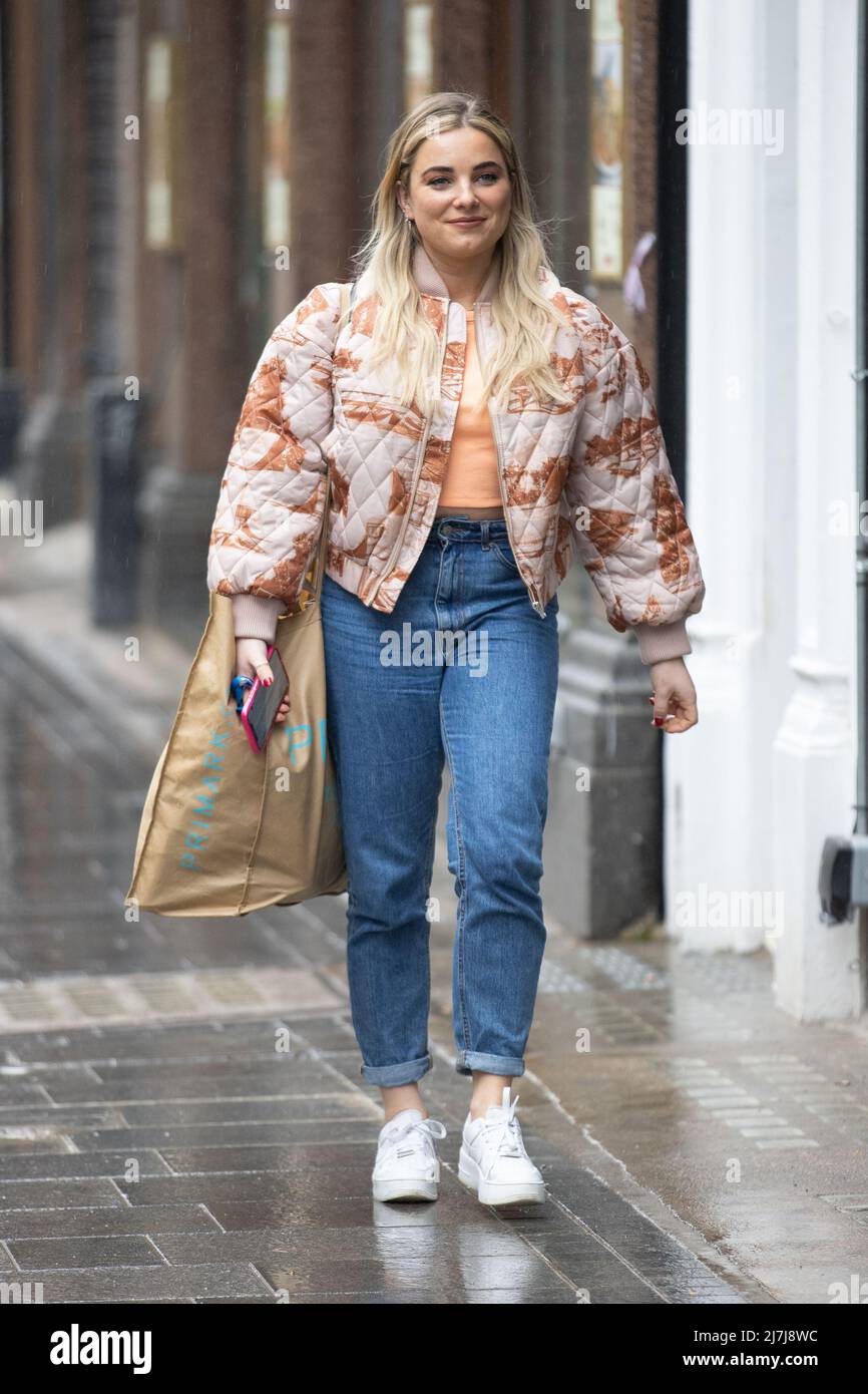 Siân Welby seen leaving Global Radio and her show Featuring: Siân Welby ...
